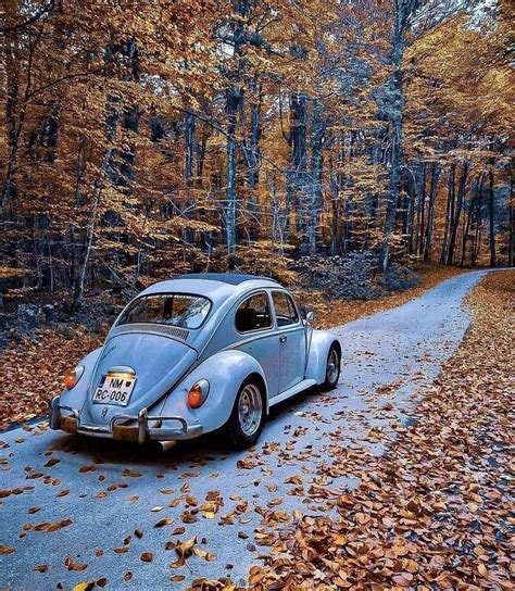 Classic Volkswagen Beetle Parked On The Road