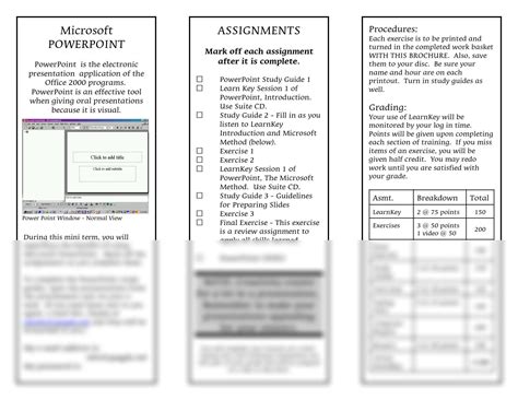SOLUTION Power Point Assignment Brochure Studypool