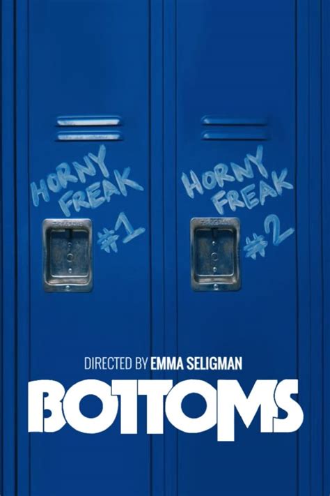 Bottoms 2023 Emma Seligman Movie Poster Wall Film Poster Design