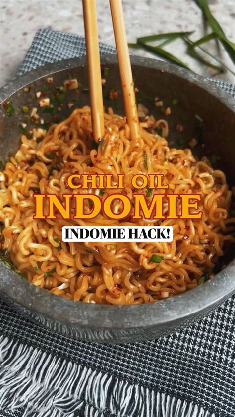 INDOMIE HACK CHILI OIL INDOMIE Resep Masakan Resep Masakan