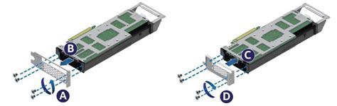 Intel Server D DNP PCIe Accelerator Module Add In Card Installation