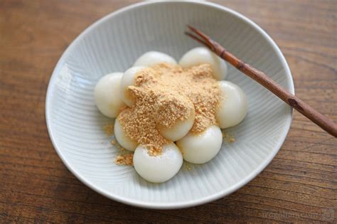 きな粉白玉だんごのレシピ作り方：白ごはんcom