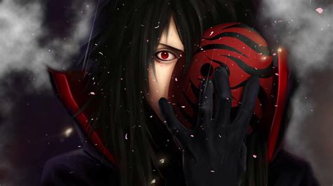 Madara Uchiha With Red Eyes And Mask Live Wallpaper