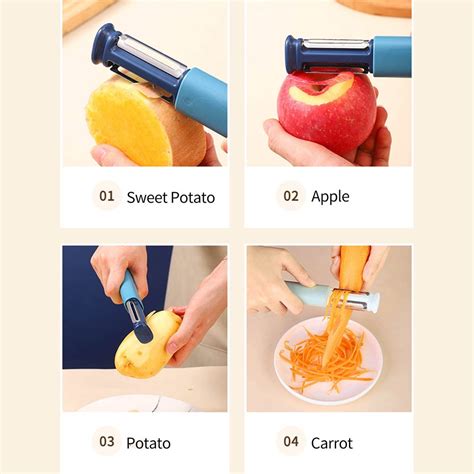 Alat Dapur Slide Multifungsi AD Pengasah Pisau Gunting Dan