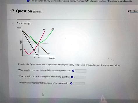 SOLVED Examine The Figure Above Which Represents A Monopolistically