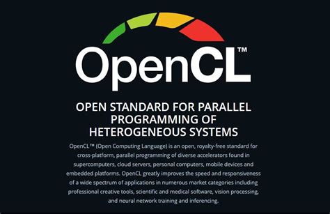 Khronos Group Releases Opencl 30—draws Wide Industry Support