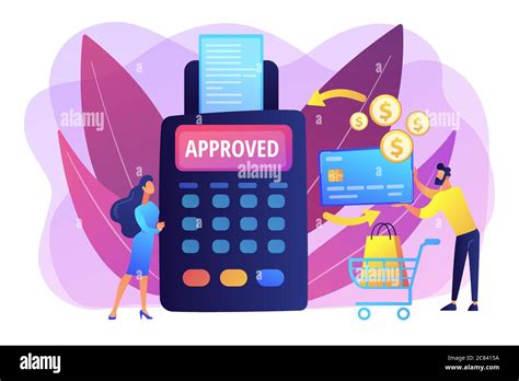 Payment Processing Concept Vector Illustration Stock Vector Image And Art Alamy