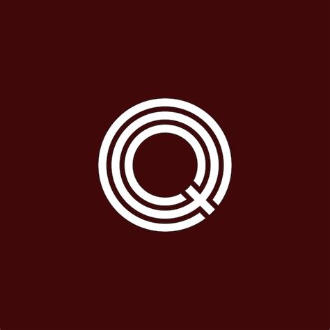 Premium Vector Modern And Minimalist Initial Letter Qo Or Oq Monogram