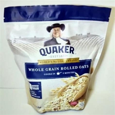 Quaker Whole Grain Rolled Oats 12kg Lazada Ph