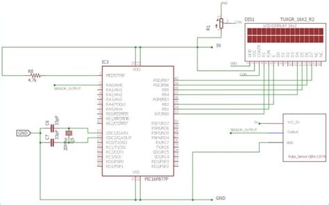 Heart Beat Pulse Sensor Interfacing With Pic Microcontroller
