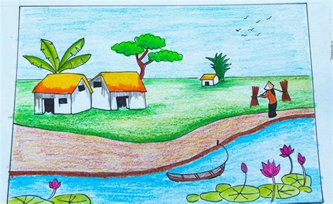 Tổng hợp 48 ảnh về vẽ tranh phong cảnh lớp 5 iedunet edu vn