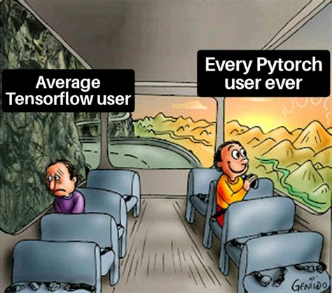 anshuman pandey 🏖 on linkedin pytorch 🔥 vs tensorflow 🥲 made this meme