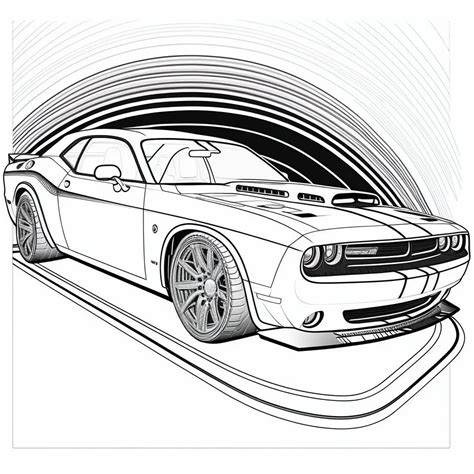 Dodge Hellcat Coloring Pages To Print Free Printable Coloring Pages