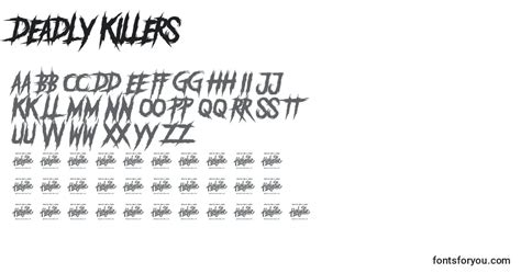 Fuente Deadly Killers Fontsforyou