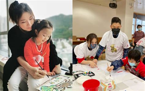 劉倩婷帶5歲囡囡做慈善探訪 畫畫兼送禮物過開心聖誕