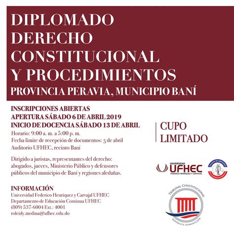 Tribunal Constitucional Diplomado En Derecho Constitucional Y