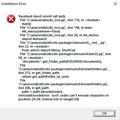 Failed To Create Add Anaconda Menus To The System Issue ContinuumIO Anaconda