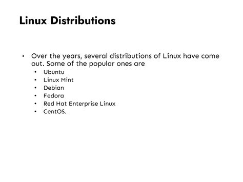 1 Intro Linux System Architecture Features File System Structure And Applicationspptx