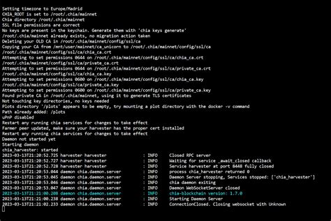 Error In Log After Upgrading To 170 · Issue 194 · Chia Networkchia