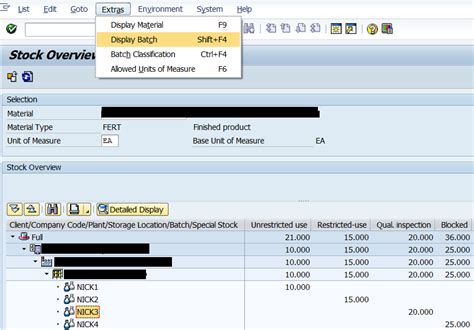 Mmbe Understanding Stock Status Versus Batch Sta Sap Community