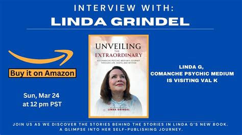 Interview Linda Grindel Best Selling New Book Unveiling The
