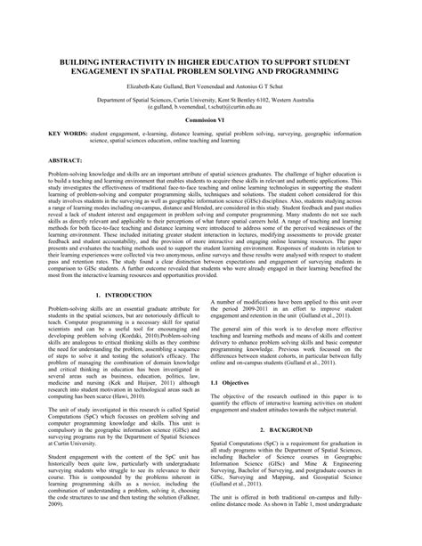 PDF Building Interactivity In Higher Education To Support Student