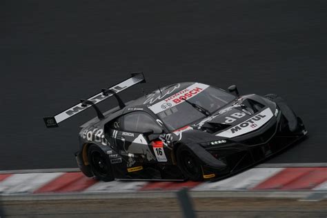 公式テスト岡山 笹原右京／大湯都史樹組（red Bull Motul Mugen Nsx Gt） 2021年autobacs Super