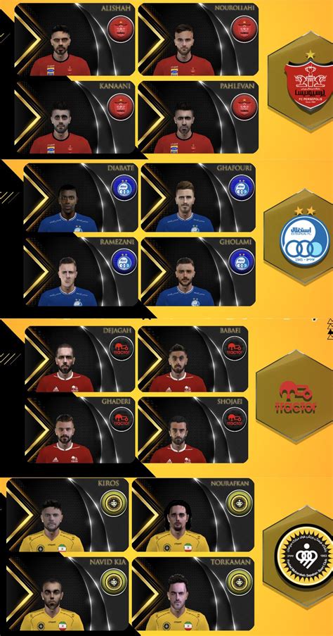 دانلود Pes 2021 لیگ برتر ایران و لیگ آزادگان 13991400 برای اندروید