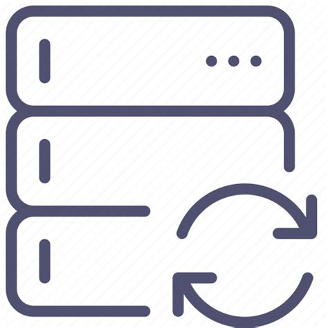 backup database rack server sync icon download on iconfinder