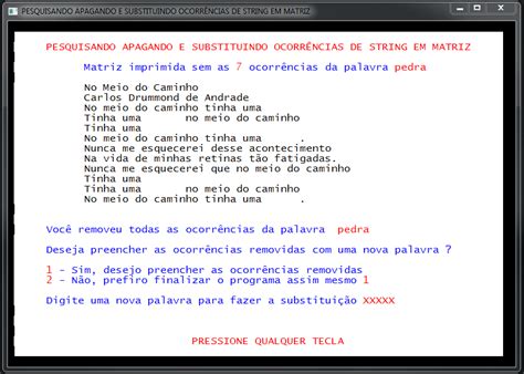 Samuel Lima Programador Cc Pesquisando Apagando E Substituindo