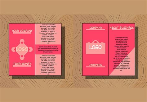 전단지 디자인 서식 파일 브로셔 연간 벡터 세트 Eps Ai Uidownload