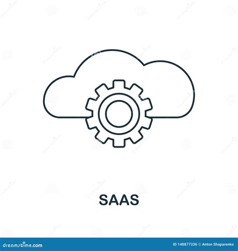 Saas Icon Set Four Elements In Diferent Styles From Fintech Icons
