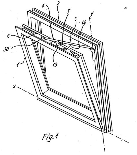VENTANA BASCULANTE Y GIRATORIA CON DISPOSITIVO DE ACCIONAMIENTO