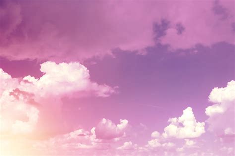 크리에이 티브 배경 핑크 솜 털 바닐라 구름 가벼움 매직 매직 동화 좋은의 개념 카드 전단지에 대 한 배경입니다 구름 풍경에 대한 스톡 사진 및 기타 이미지 Istock