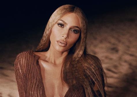 Kim Kardashian Shows Off Her Enviable Figure In Stockings As She Prepares For Skims Fitting