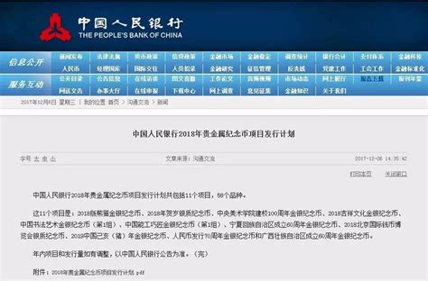不看别的，我们先从发行量看看2018年贵金属纪念币项目