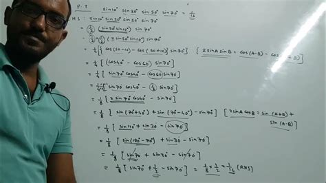 Trigonometry Class 11 Transformation Formula Multiple And Submultiple Angle Youtube