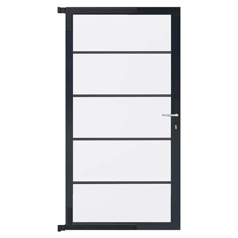 FarÖ Tor Komplettset 90 X 175 Cm Weißanthrazit 44790 Torfüllung