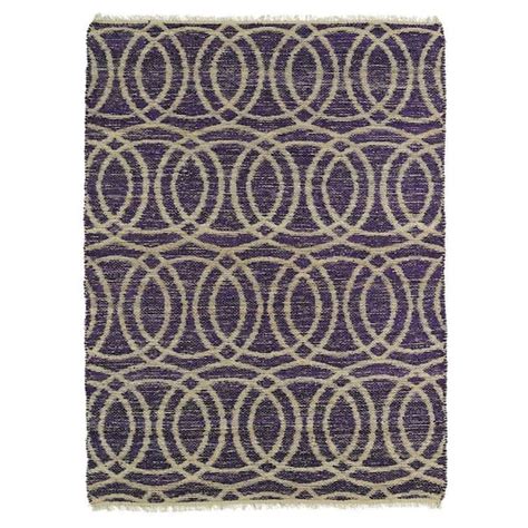 Kaleen Kenwood Purple 8 Ft X 11 Ft Double Sided Area Rug KEN03 95 811