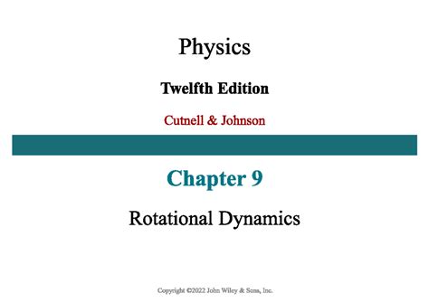 Final Exam Study Guide For CS Computer Science Fundamentals Physics Twelfth Edition