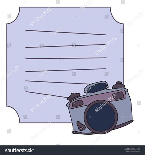 Blue Frame Text Camera Logo Stock Vector Royalty Free 1020516085