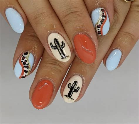 Punchy Nails Country Nails Cowboy Nails Rodeo Nails