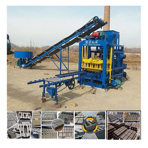 Semi Automatic Simple Cement Block Making Brick Machine Semi