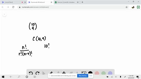 Solvedfor The Following Exercises Evaluate The Binomial Coefficient