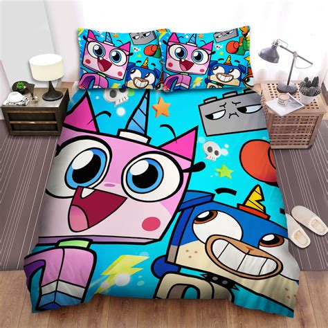 Unikitty Main Characters Bed Sheets Spread Duvet Cover Bedding Sets