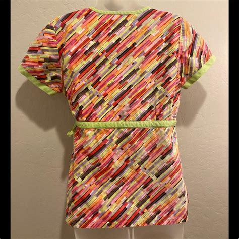 Koi Tops Koi Scrub Top Kathy Peterson V Neck Small Poshmark