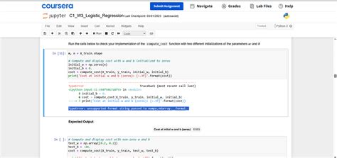 C1 W3 Cost Function Error Supervised Ml Regression And