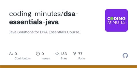 Github Coding Minutes Dsa Essentials Java Java Solutions For Dsa