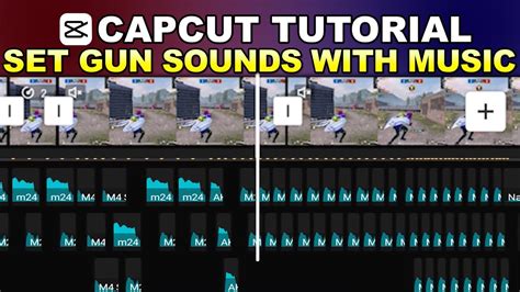 How To Set Gun Sounds With Music Capcut Tutorial Pubg Mobile Youtube