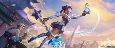 도자기 럭스 리그 오브 레전드 8k 배경화면 다운로드